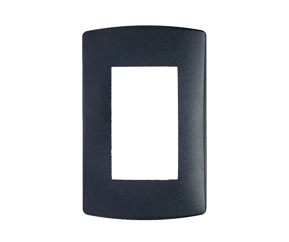 4X2 3 Lever Yoke Only Black – Maple Leaf Electrical Supplies