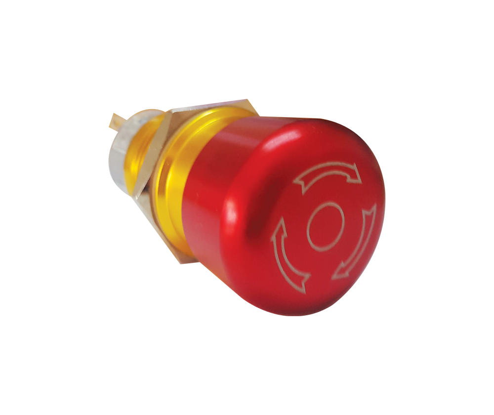 Aluminium Anodized Emergency Stop – Maple Leaf Electrical Supplies