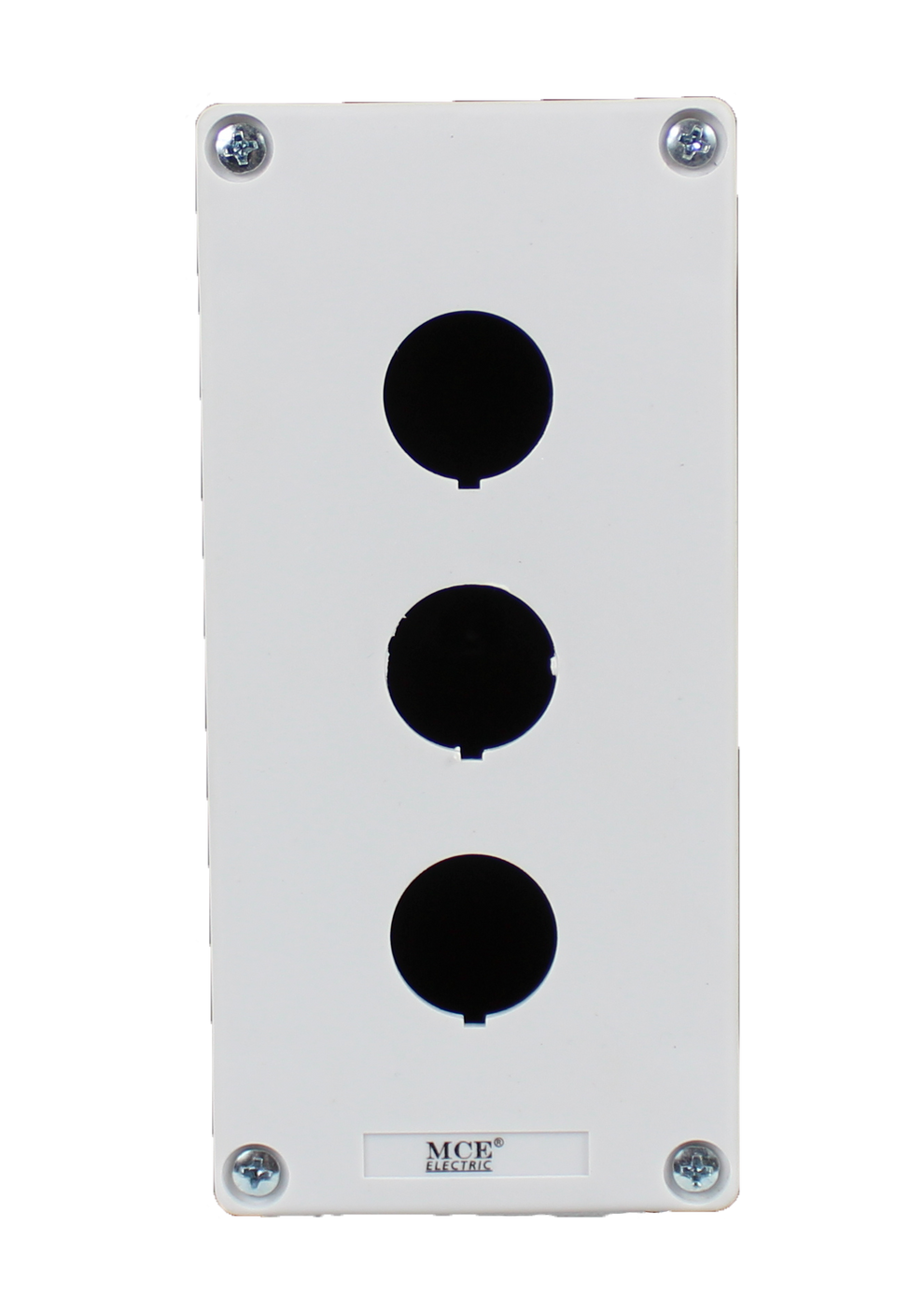 3 Hole PVC Control Station – Maple Leaf Electrical Supplies