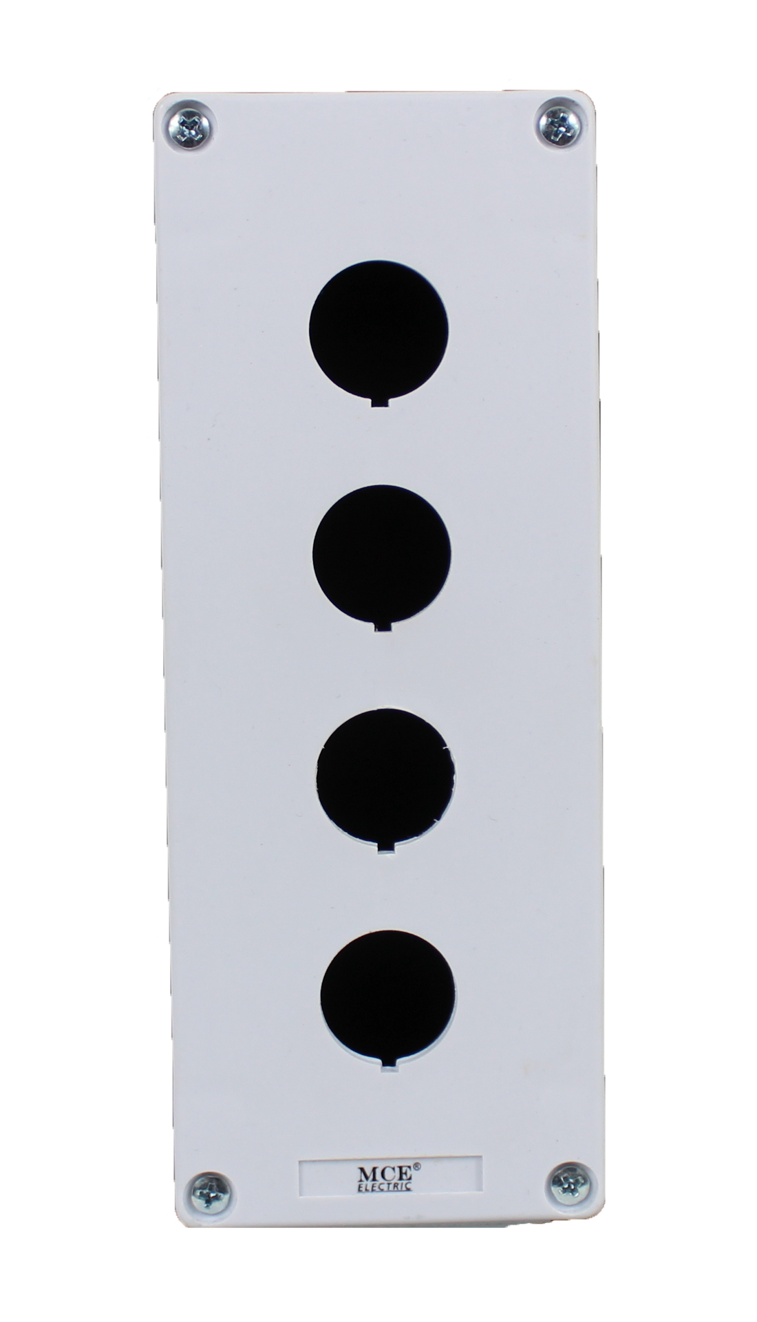 4 Hole PVC Control Station – Maple Leaf Electrical Supplies