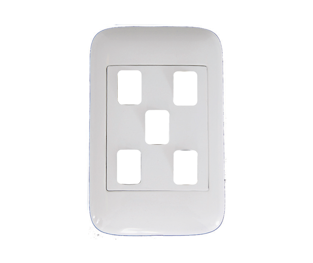 4X2 5 Lever Yoke & Surround – Maple Leaf Electrical Supplies