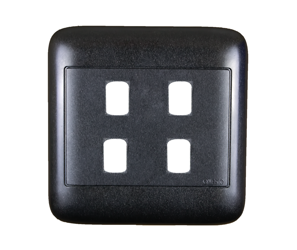 4X4 4 Lever Black Yoke – Maple Leaf Electrical Supplies