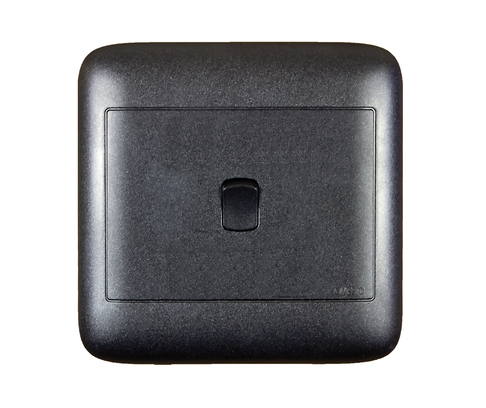 4X4 1 Lever 2 Way Black Switch – Maple Leaf Electrical Supplies