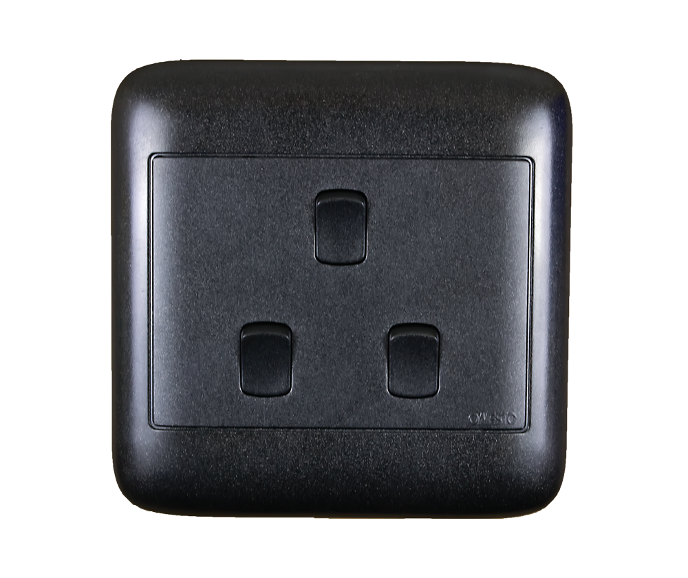 4X4 3 Lever 1 Way Black Switch – Maple Leaf Electrical Supplies