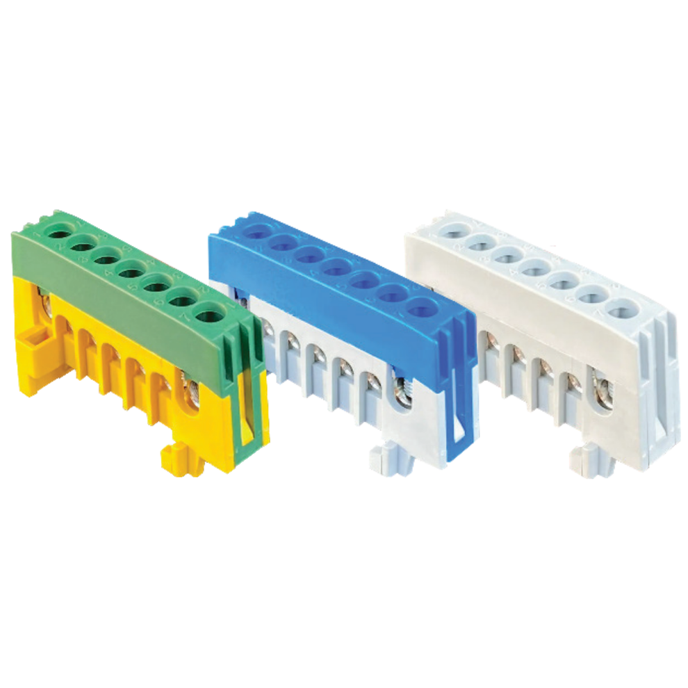63A 2.5-16mm 7 Way Terminal Bars – Maple Leaf Electrical Supplies