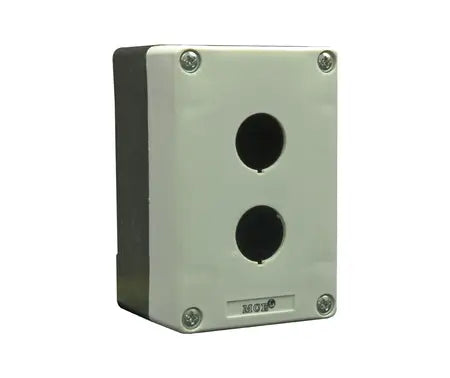 2 Hole PVC Control Station – Maple Leaf Electrical Supplies