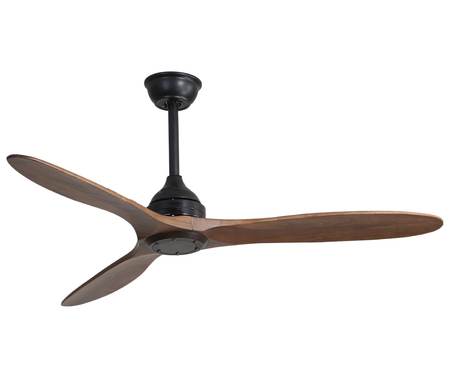 Elica 3 Blade Ceiling Fan Without Light Black/Wood – Maple Leaf ...